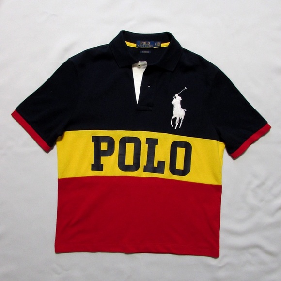 Polo Ralph Lauren | Shirts | Ralph Lauren Polo Big Pony Mesh Colorblock ...